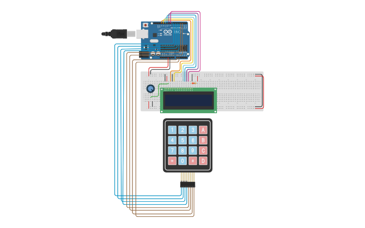 Circuit design Calcu Sencilla - Tinkercad