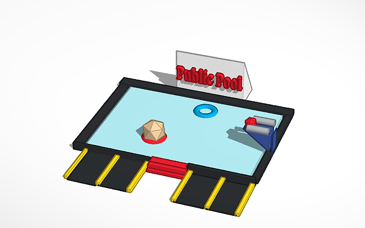 3d Design Swimming Pool Tinkercad