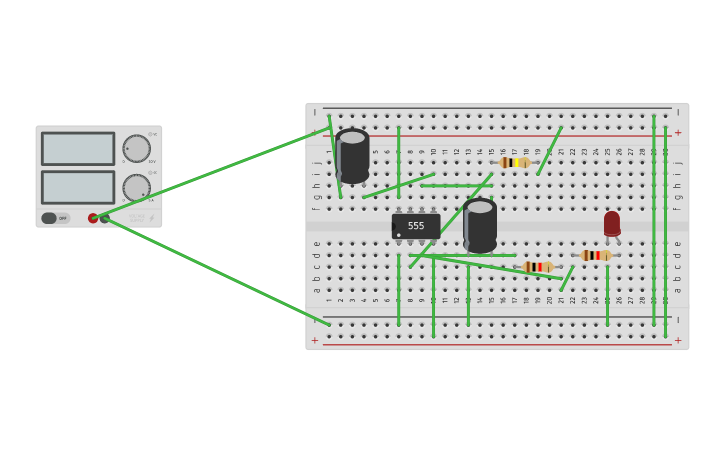 Circuit Design 555 Oscillator Tinkercad