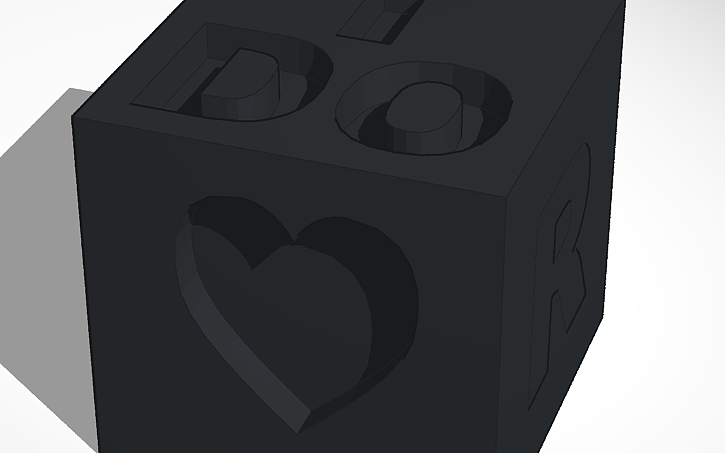 3D design wedding table decore - Tinkercad