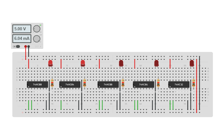 Circuit design lab1 | Tinkercad
