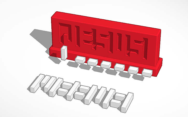3D design Do you see Jesus?-Fixed - Tinkercad