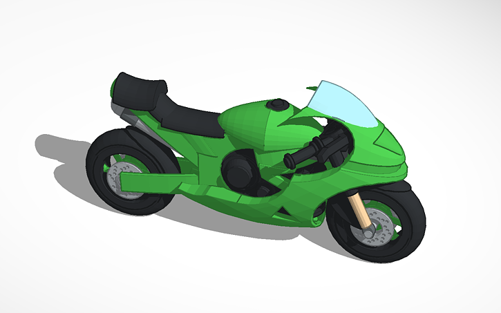3D design Motorcycle - Tinkercad