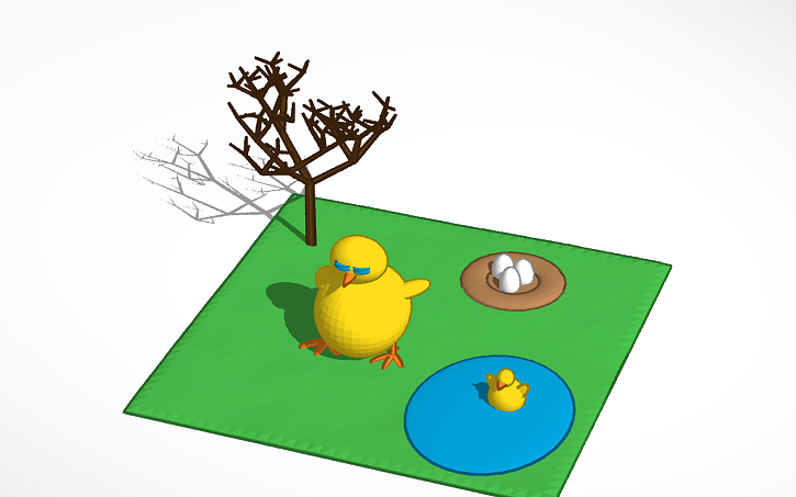 3d Design Duck Tinkercad