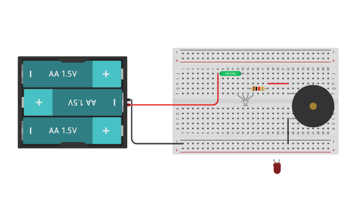 Circuit design Tilt Sensor - Tinkercad