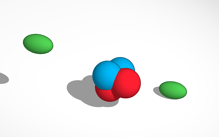 3D design atom | Tinkercad