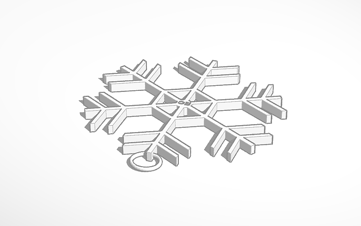3D design Snowflake | Tinkercad