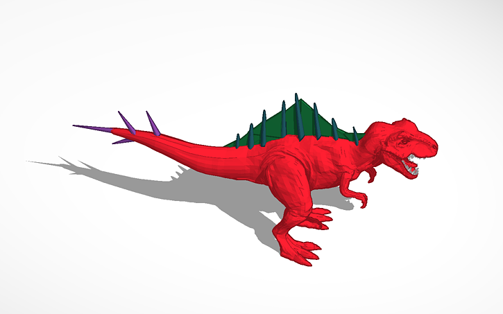 3D design SPINOSAURUS REX - Tinkercad