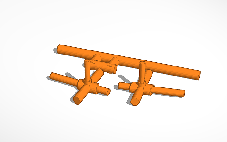 3D design steering for chassis v2.5 - Tinkercad