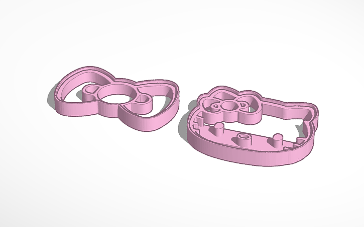 3D design hello kitty - Tinkercad