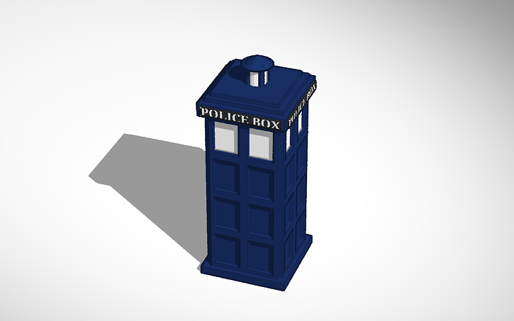 3D design Tardis | Tinkercad