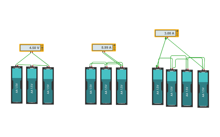 Circuit Design Battery Connection Tinkercad