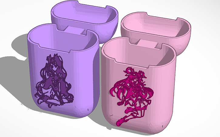 3D design Precure Air Pod cases - Tinkercad