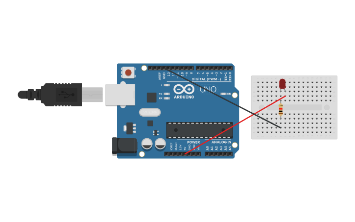 Circuit design Simple Circuit | Tinkercad