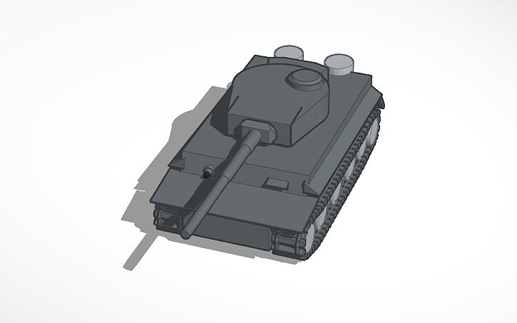 3D design tiger 1 WT victory is ours trailer - Tinkercad