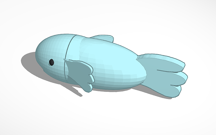 3D design Fish - Tinkercad