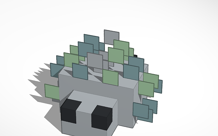 3D design Minecraft silverfish - Tinkercad