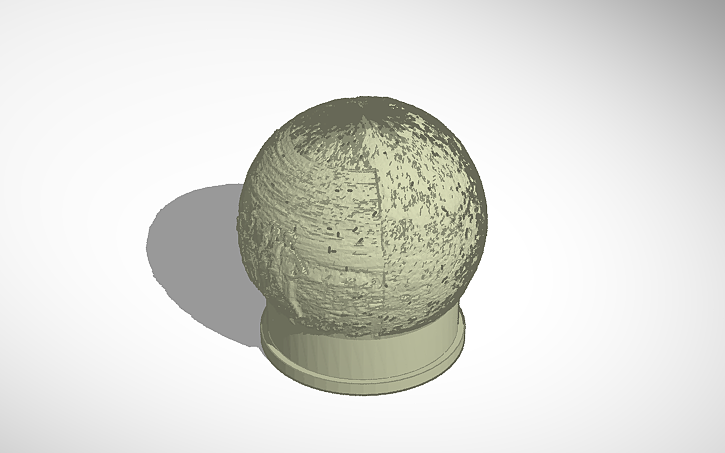 3D design lampara da lua o luna | Tinkercad