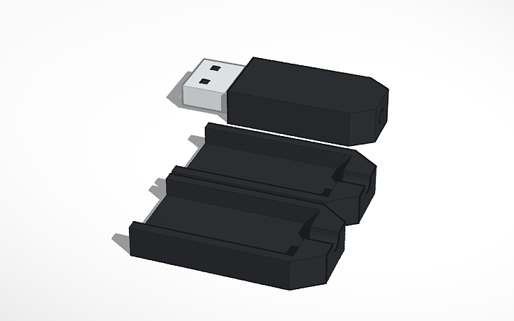 3D design USB - Tinkercad