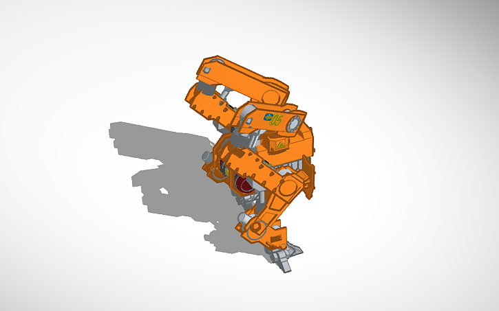 3D design generation zero tank re-coloured - Tinkercad