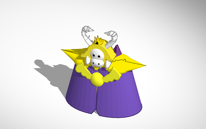 3D design Asgore - Tinkercad