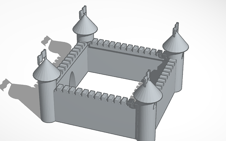 3D design Castle - Tinkercad