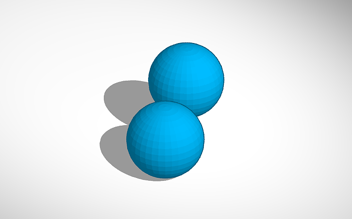 3D design Atom CAD - Tinkercad