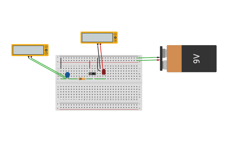 Circuit design PRACTICA 5 - Tinkercad Circuit design PRACTICA 5 - Tinkercad