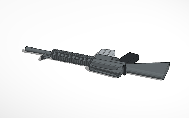 3D design m16 - Tinkercad
