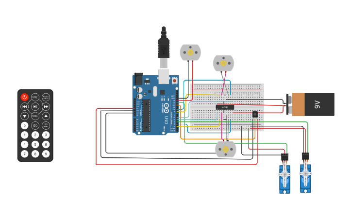 Circuit design Boat Code - Tinkercad
