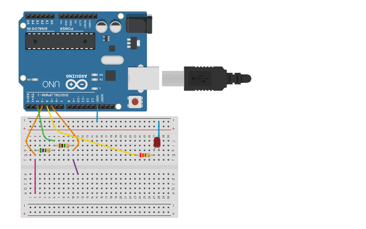 Circuit design Capacitive Touch Sensors - Tinkercad