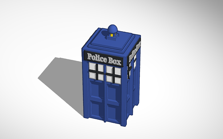 3D design tardis | Tinkercad