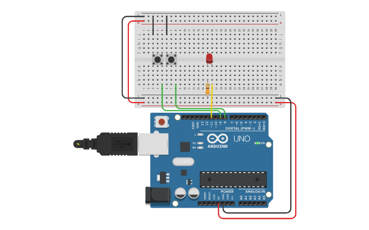 Circuit Design Pwm Led Brightness Control Tinkercad