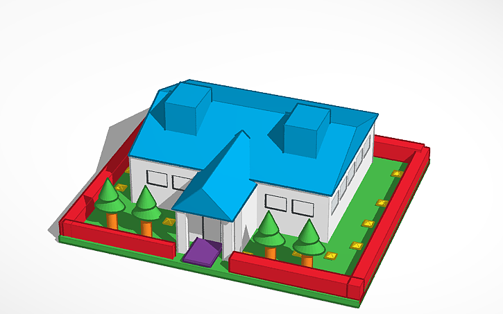 3D design casa - Tinkercad