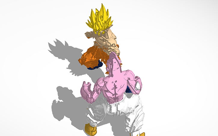 3D design dragon ball z - Tinkercad