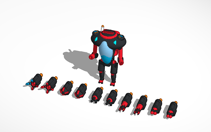 3D design Bracci Prawn suit - Tinkercad