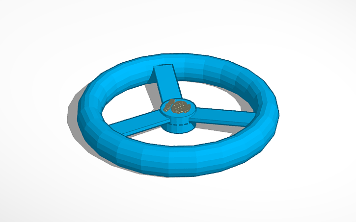 3D design Steering wheel | Tinkercad