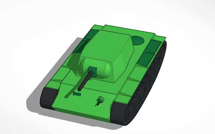 3D design Tank - Tinkercad