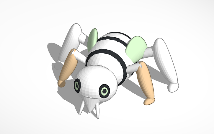 3D design nincada pokemon | Tinkercad