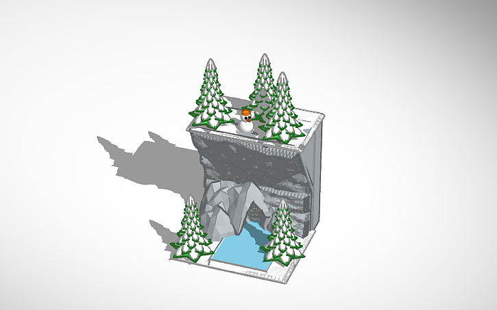 3D design Big Cliff - Tinkercad
