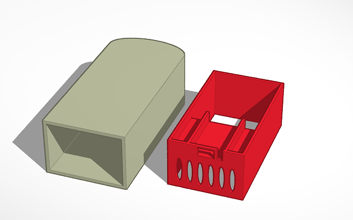 3d Design Dual 18650 Tinkercad