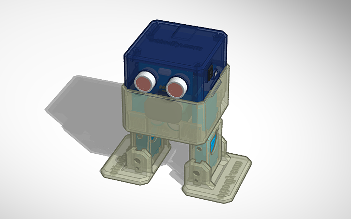 3D design OTTO diy body V9 with components | Tinkercad