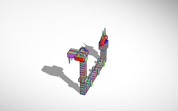 3D design snake 7.0 - Tinkercad