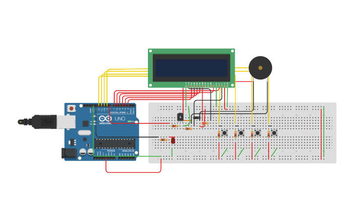 Circuit design ENTC Short Course LED Circuit - Tinkercad