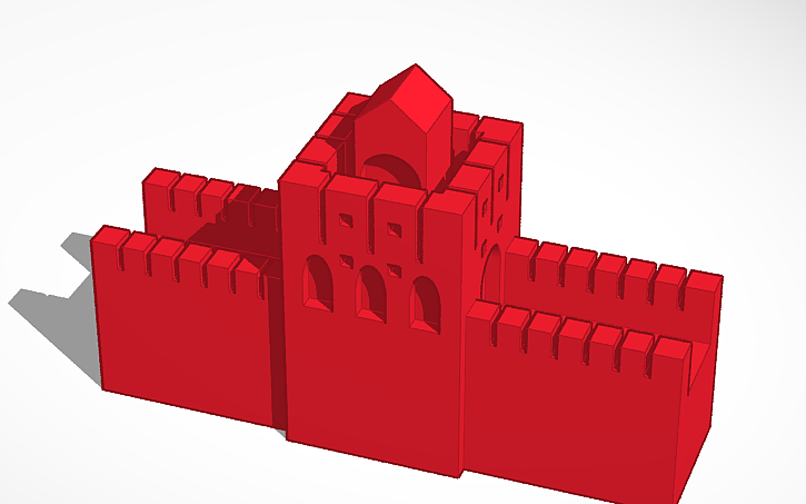 3D design Watch Tower Of The Great Wall Of China | Tinkercad