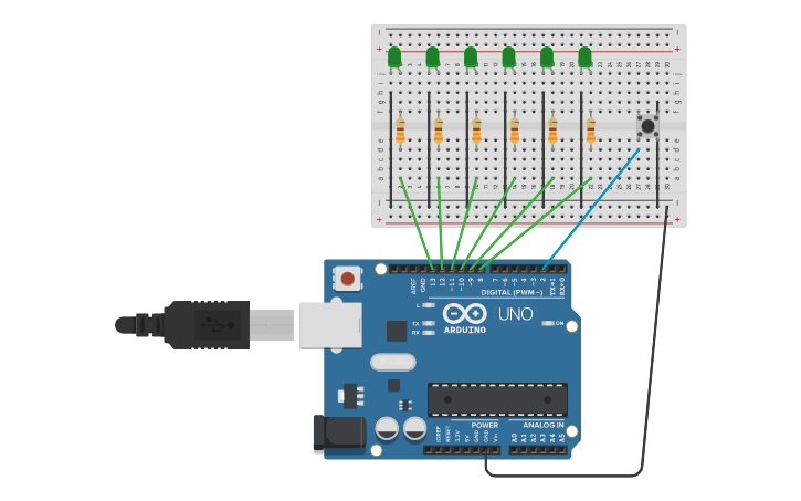 Circuit design Exam 2 Coding - Tinkercad