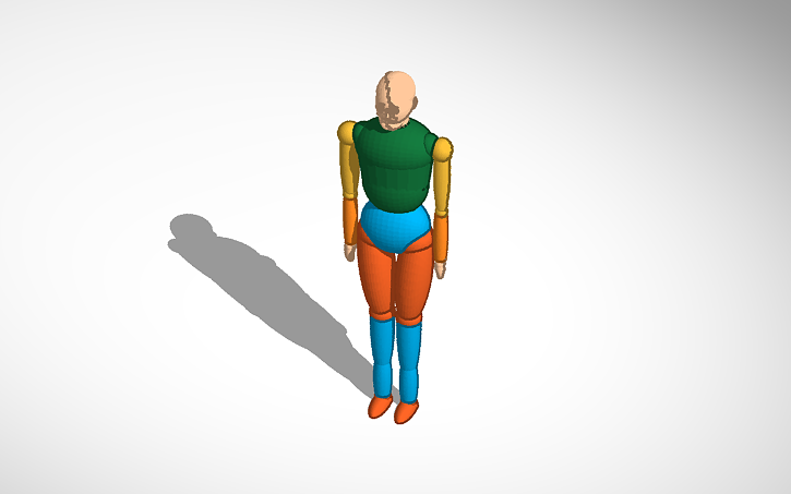 3D design Cuerpo - Tinkercad