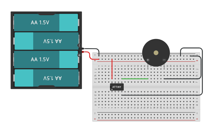 Circuit Design Buzzer Tinkercad
