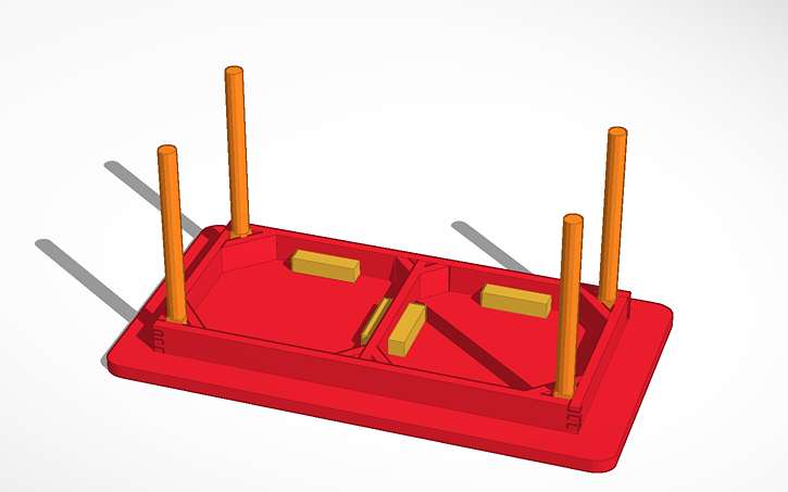 3D design Beech kitchen table | Tinkercad