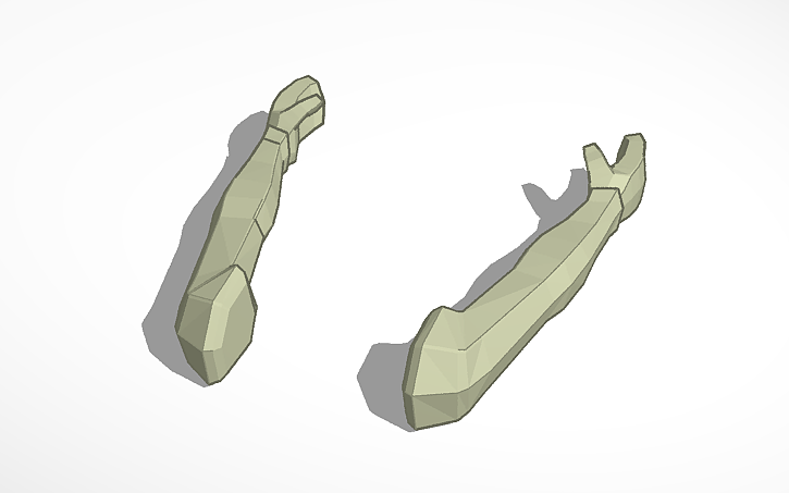 3D design arms - Tinkercad